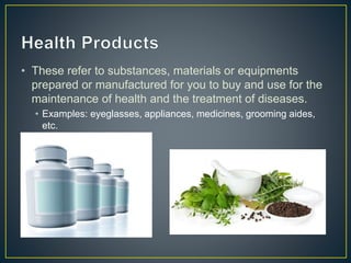 Unit I consumer health grade 10 | PPTX