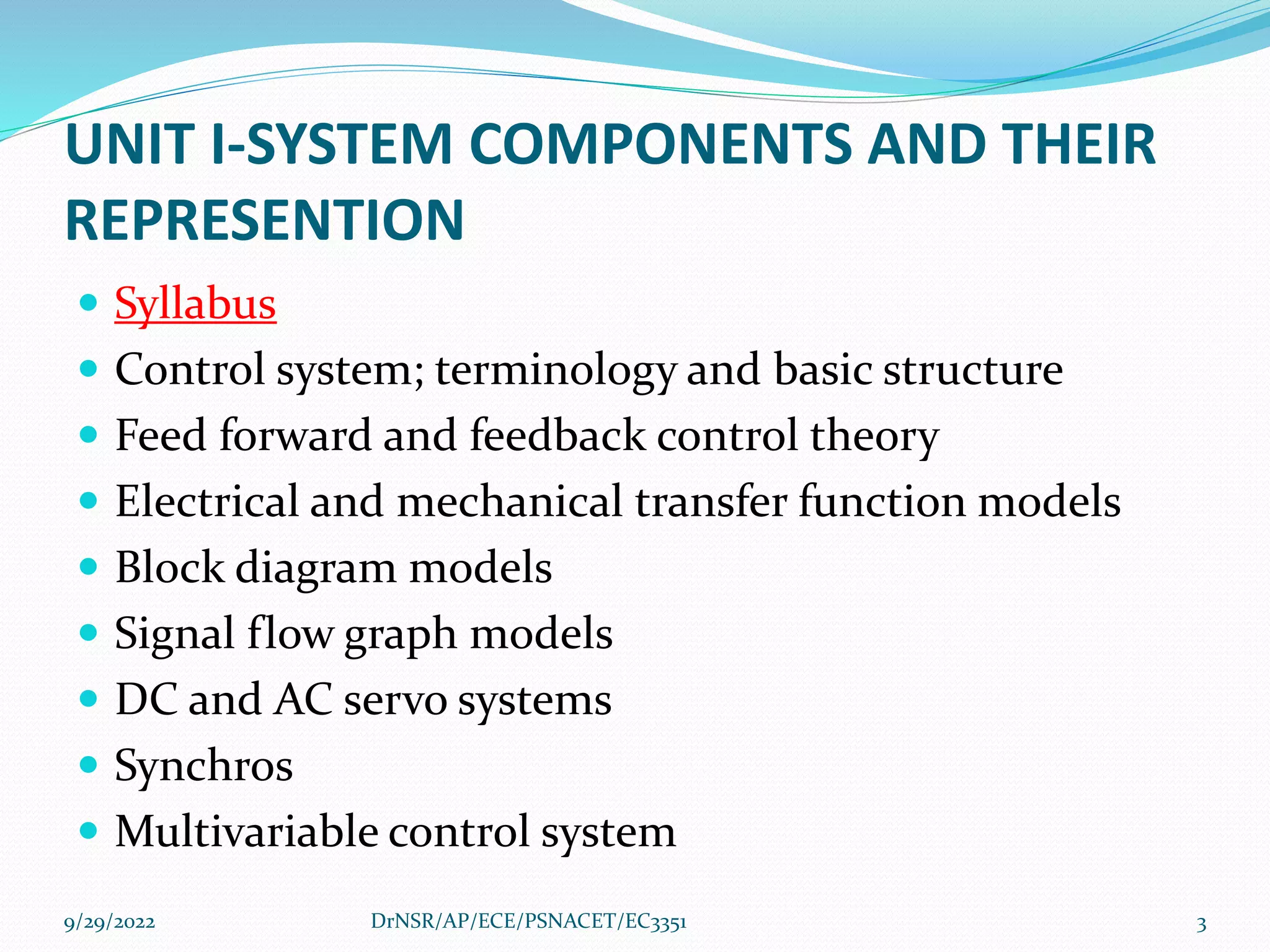 UNIT I CONTROL SYSTEM (EC3351).pptx