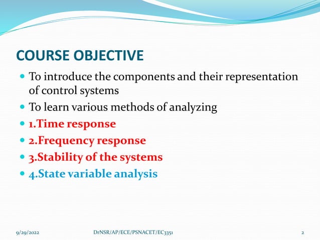UNIT I CONTROL SYSTEM (EC3351).pptx