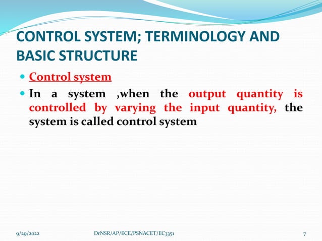 UNIT I CONTROL SYSTEM (EC3351).pptx
