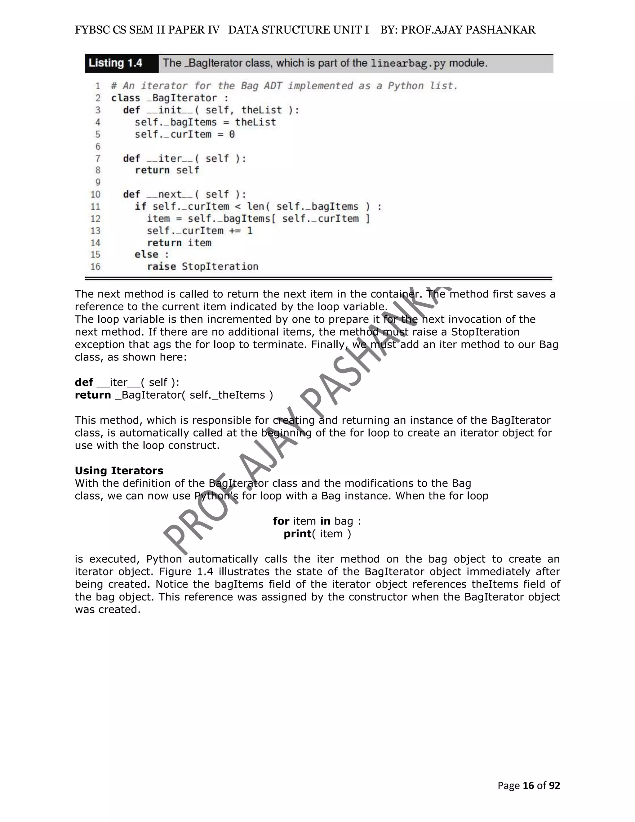 Unit i data structure FYCS MUMBAI UNIVERSITY SEM II | PDF | Programming Languages | Computing