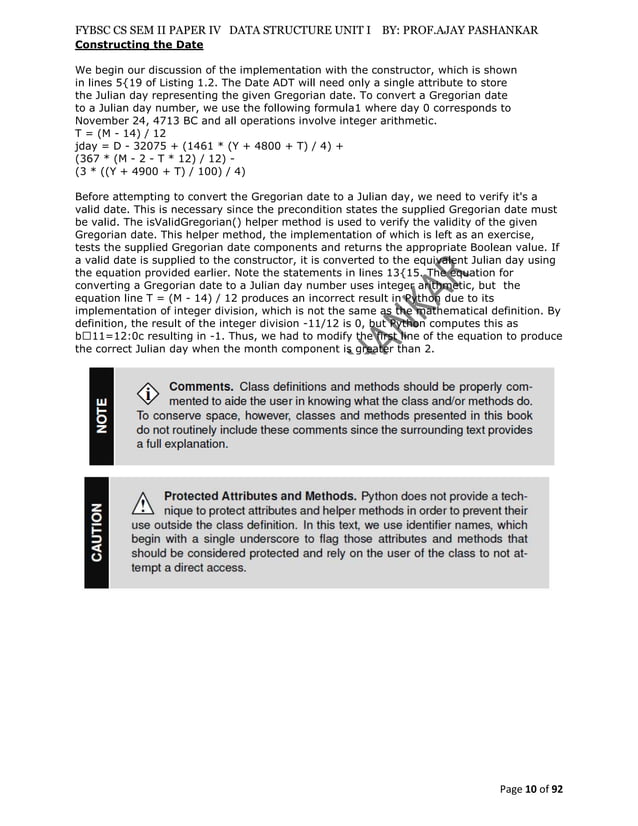 Unit i data structure FYCS MUMBAI UNIVERSITY SEM II | PDF | Programming Languages | Computing
