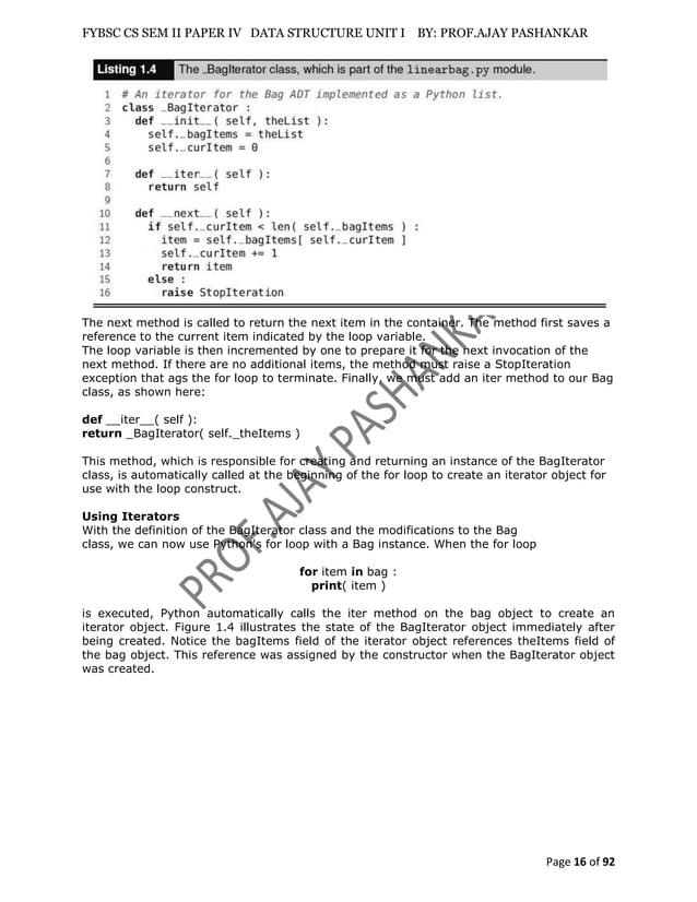 Unit i data structure FYCS MUMBAI UNIVERSITY SEM II | PDF | Programming Languages | Computing