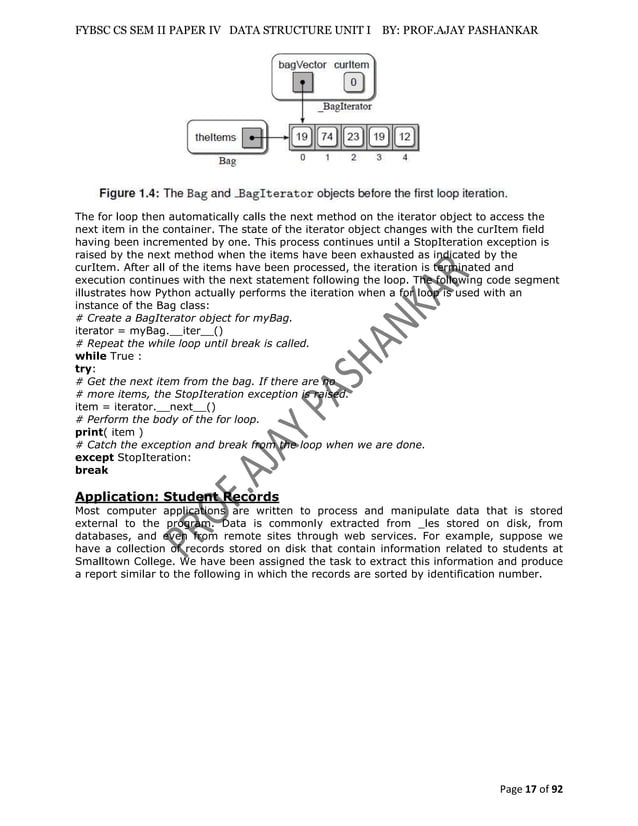 Unit i data structure FYCS MUMBAI UNIVERSITY SEM II | PDF | Programming Languages | Computing