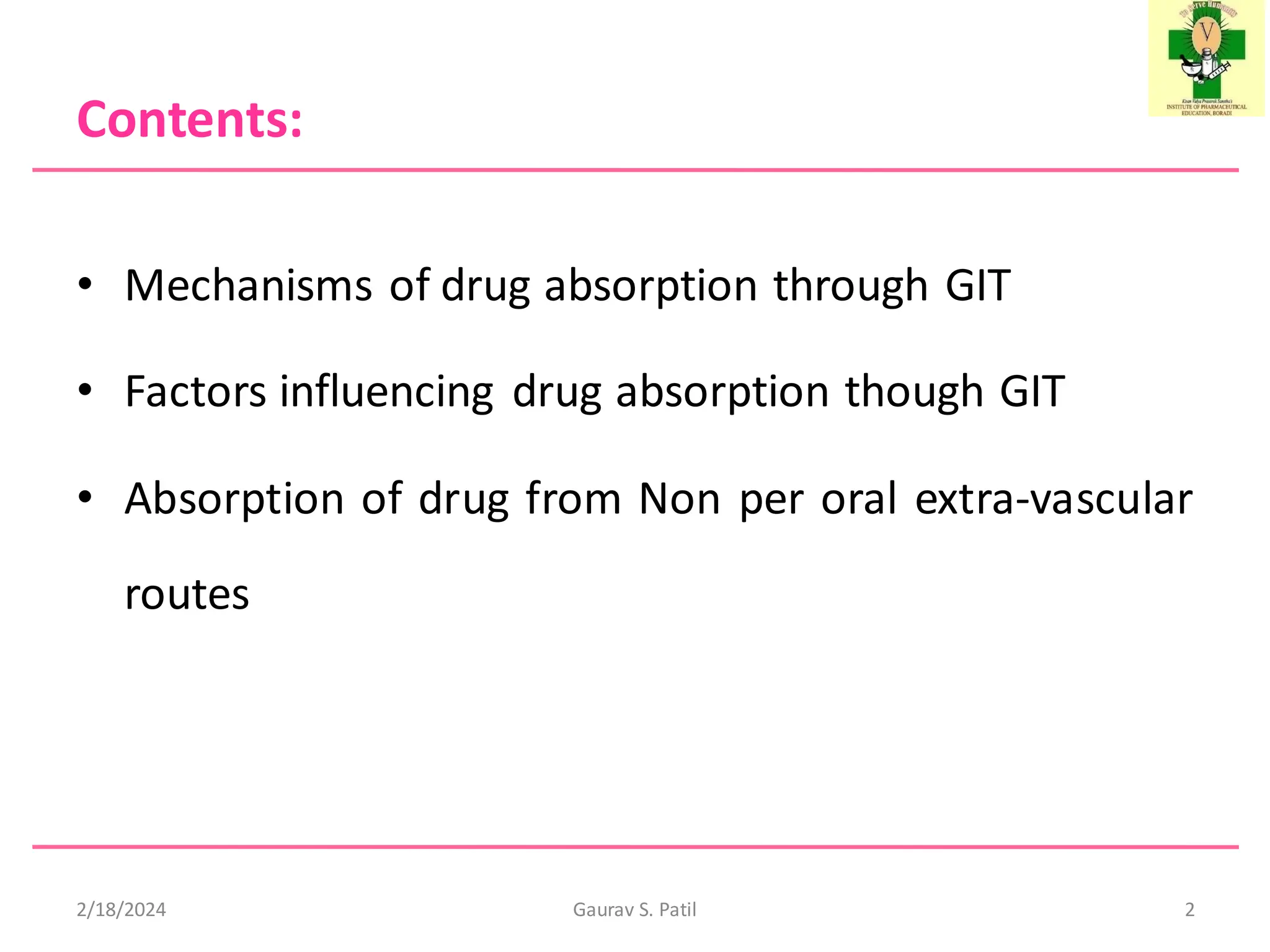 Biopharmaceutics: Drug Absorption and Factor Affecting Drug Absorption | PDF