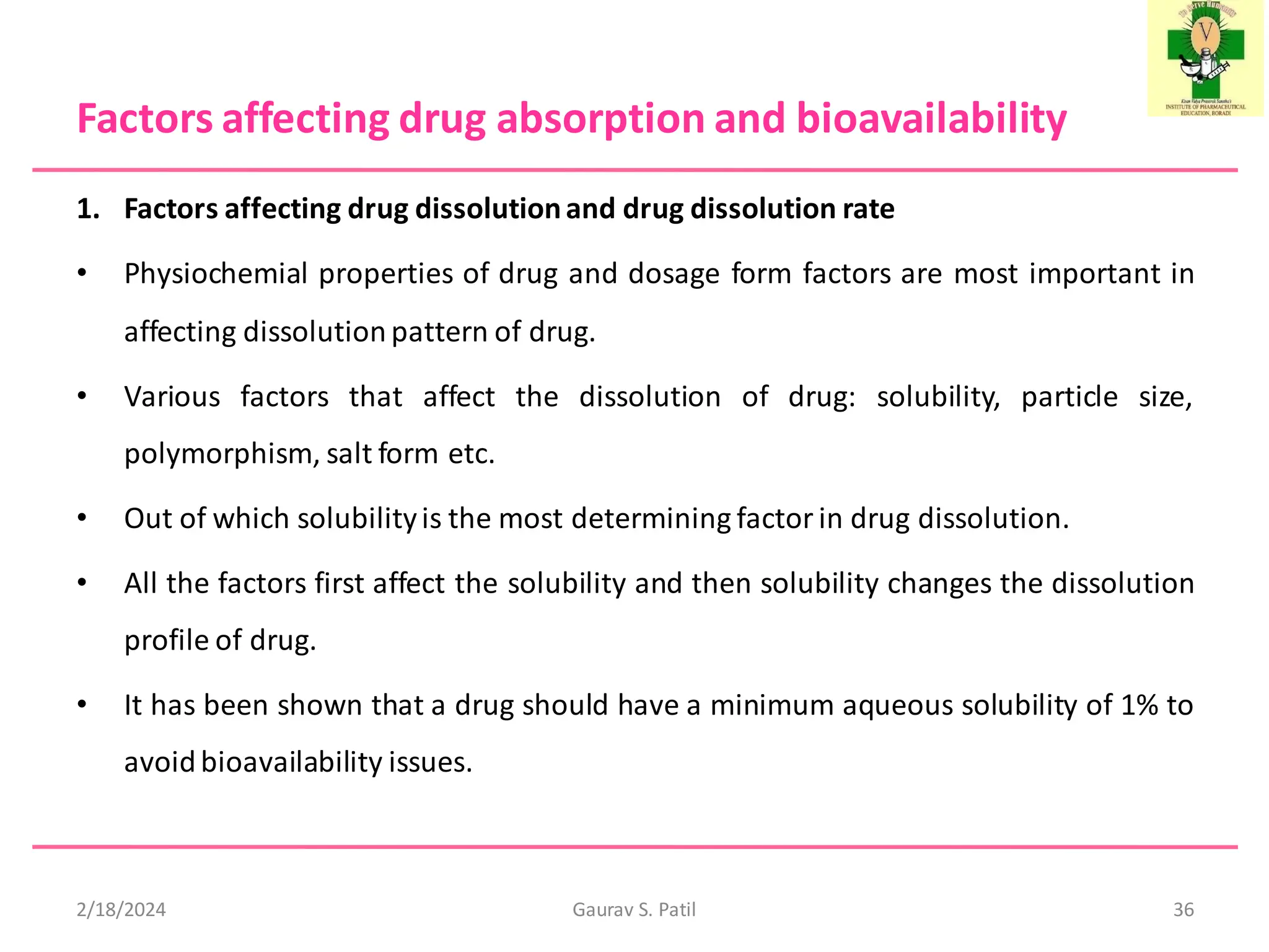 Biopharmaceutics: Drug Absorption and Factor Affecting Drug Absorption ...