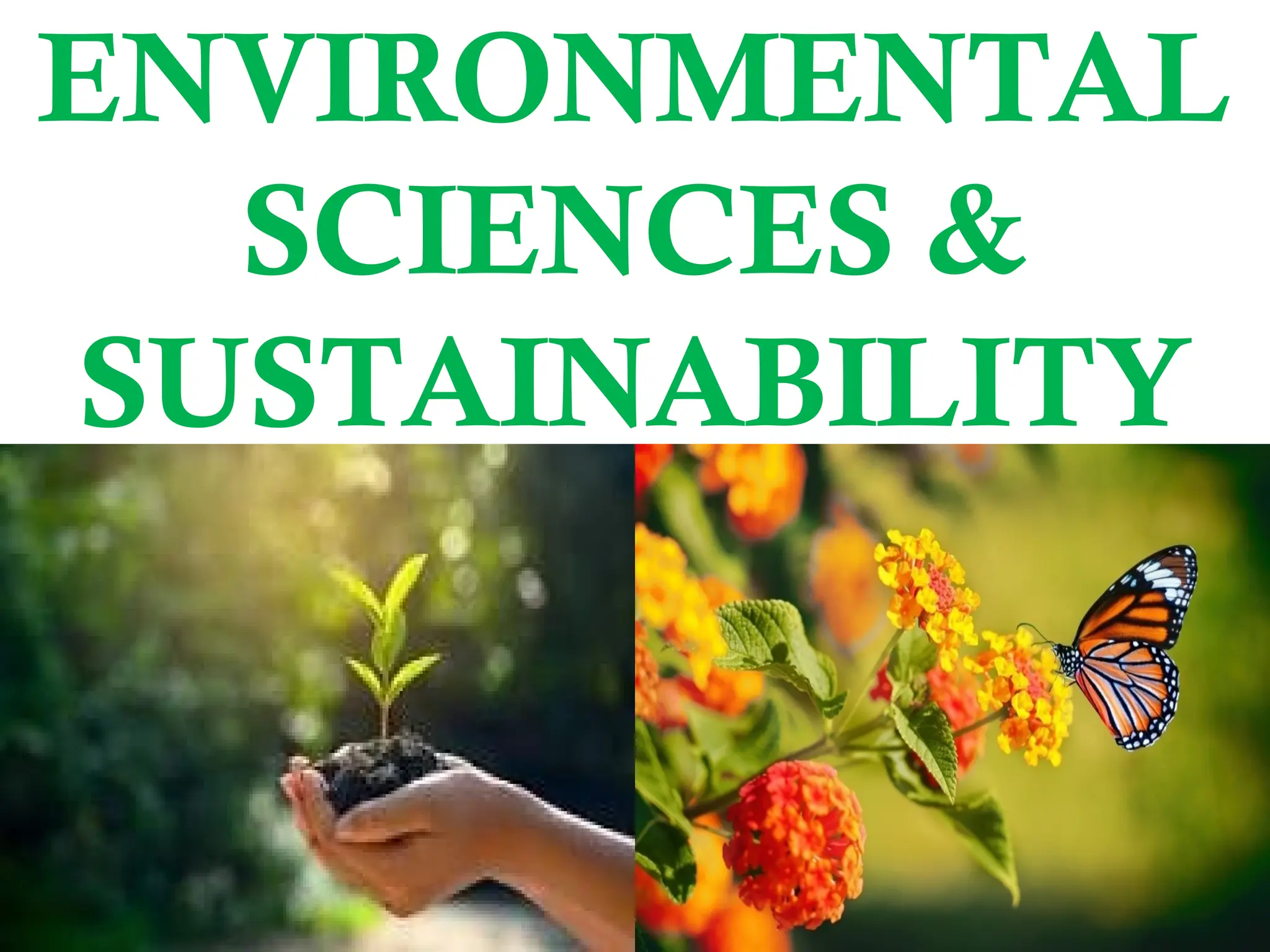 Unit I Ecosystem & Biodiversity Environmental Science and Sustainablity ...