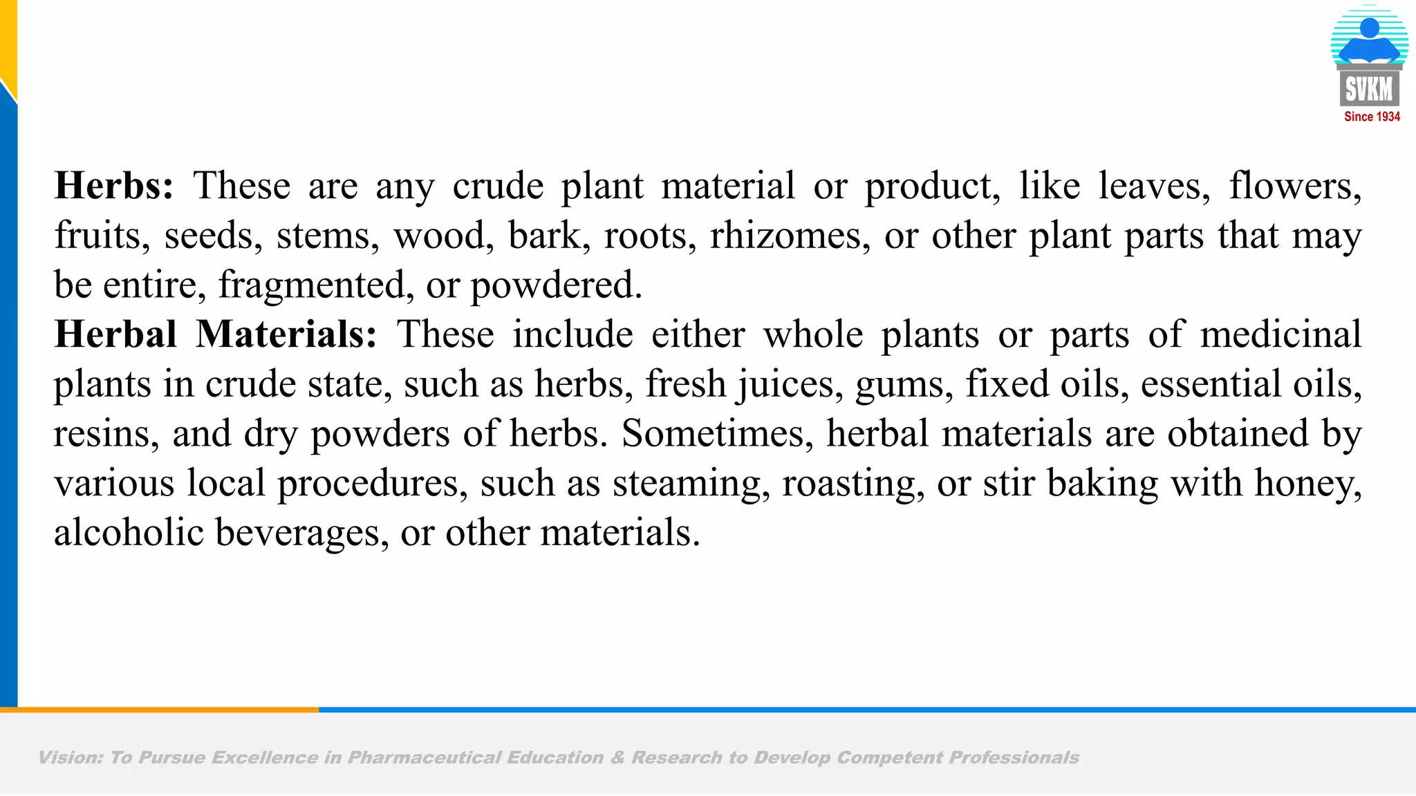Unit I Herbal Drug Technology Theory BP603T.pdf