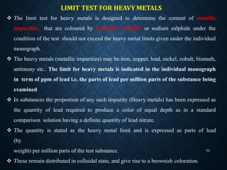 UNIT I_History of pharmacopoeia and limit test | PPTX