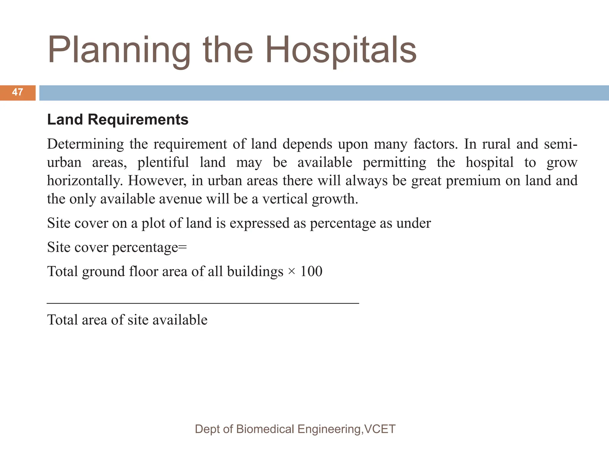 HOSPITAL PLANNING AND ITS ADMINISTRATION | PPTX | Healthcare Industry ...