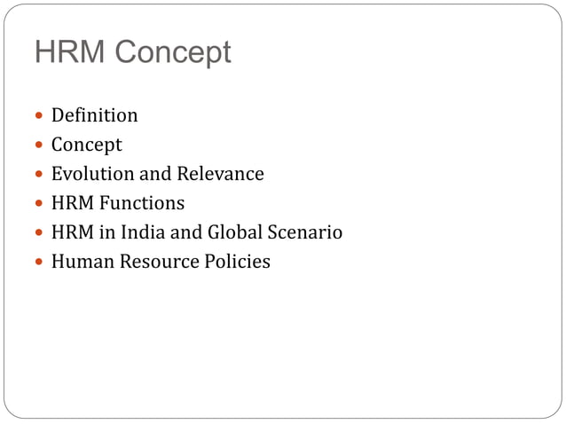 UNIT 1, HRM CONCEPTS | PPTX | Human Resources | Business