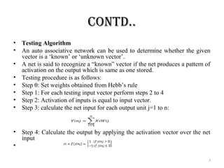 Principles of soft computing-Associative memory networks | PPT
