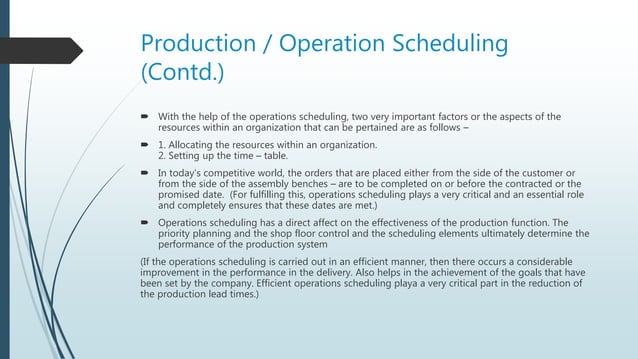 Aggregate Production Planning Pptx