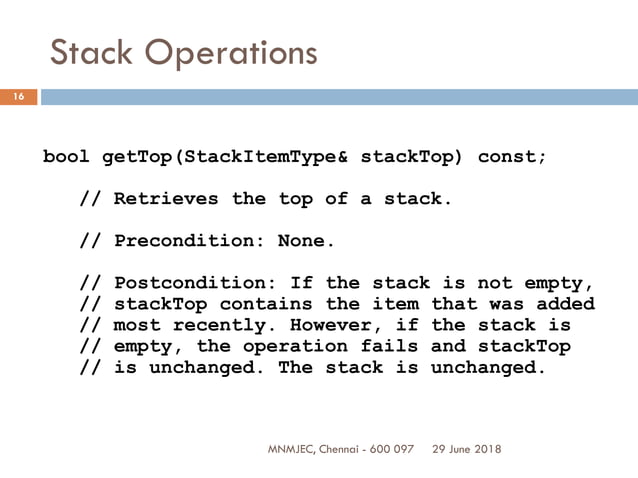 UNIT II LINEAR DATA STRUCTURES – STACKS, QUEUES | PDF