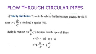 Unit ii Flow through circular pipes | PPT