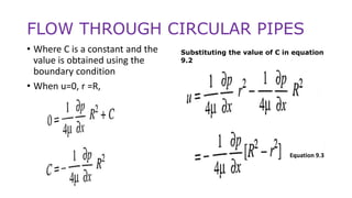 Unit ii Flow through circular pipes | PPT