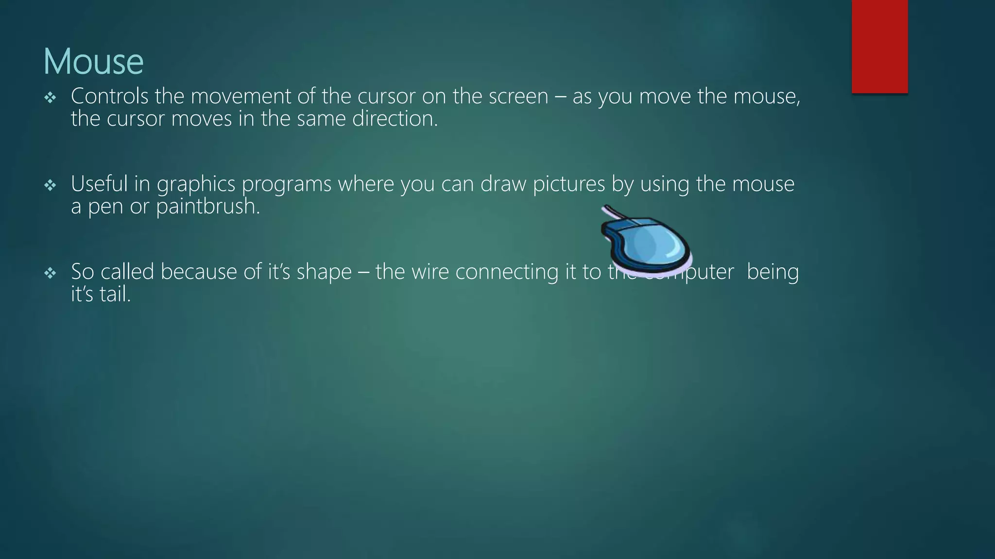INPUT AND OUTPUT DEVICE | PPT