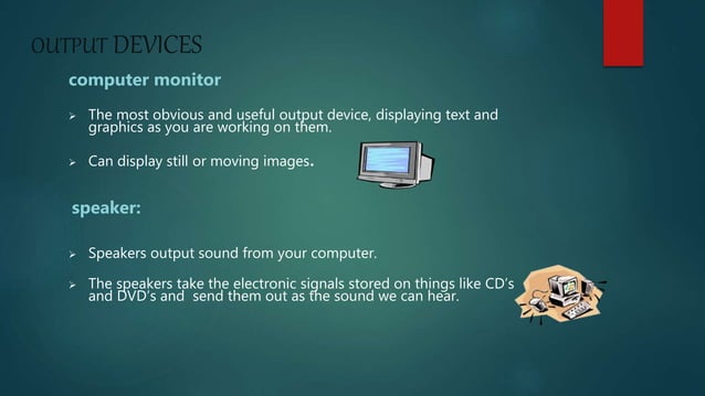 INPUT AND OUTPUT DEVICE | PPT | Free Download