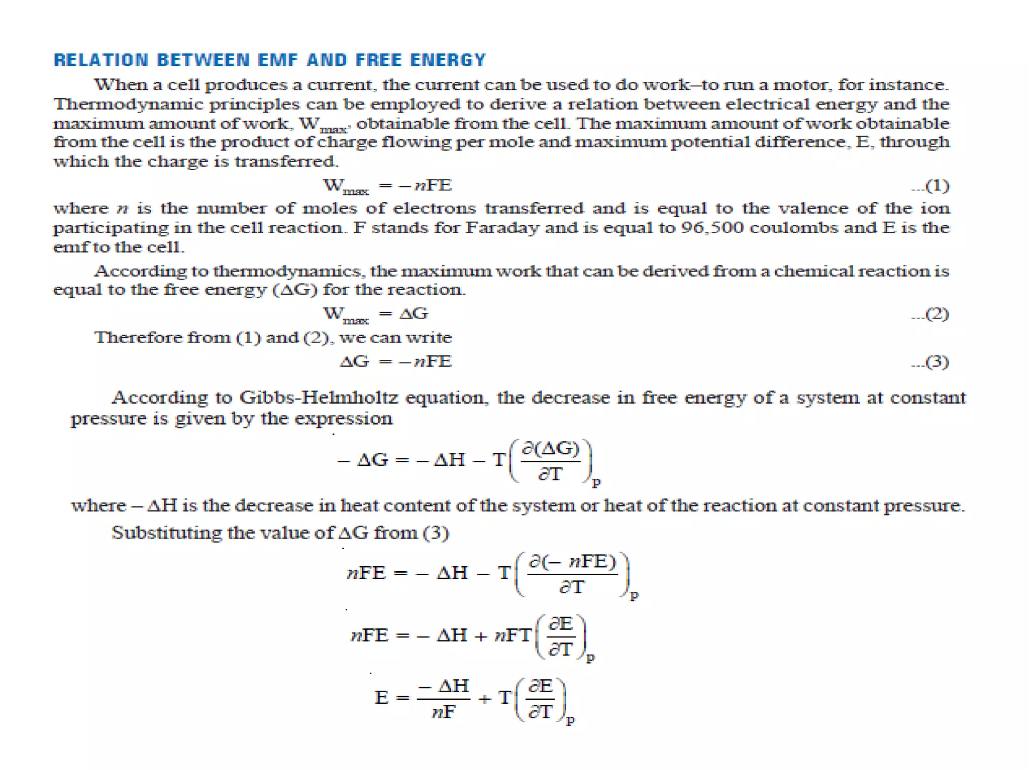 Electrochemical cells notes | PDF
