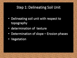 Soil survey and classification | PPTX