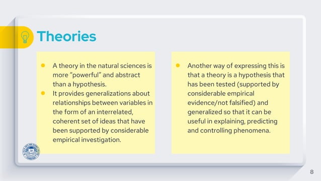 Hypothesis, Theories and Laws | PPT | Physics | Science