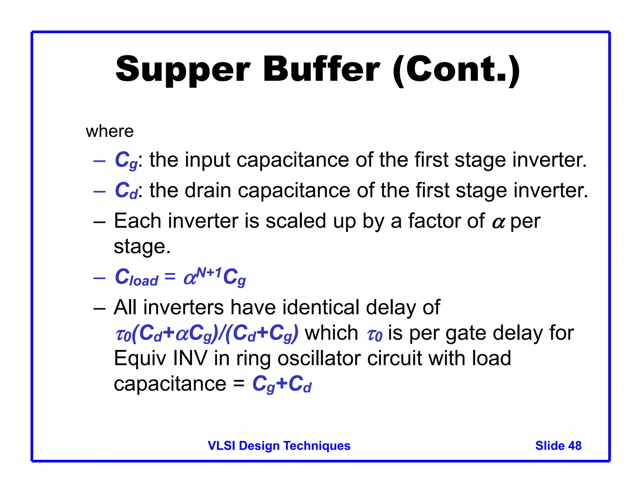 VLSI- Unit II | PPT