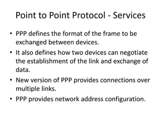 UNIT II.ppt Computer networks protocol explanation | PPT