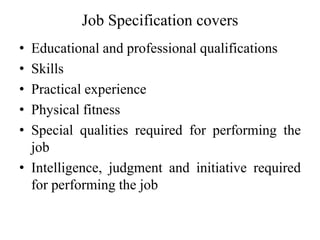 Unit II - job analysis,job design, recruitment and selection | PPTX