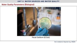 Water sources and water quality parameters | PDF