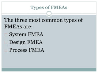 Unit II.pptx failure mode and effects analysis | PPT
