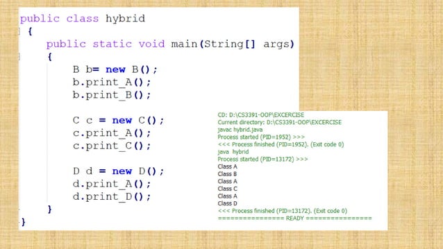 object oriented programming unit two ppt | PPT