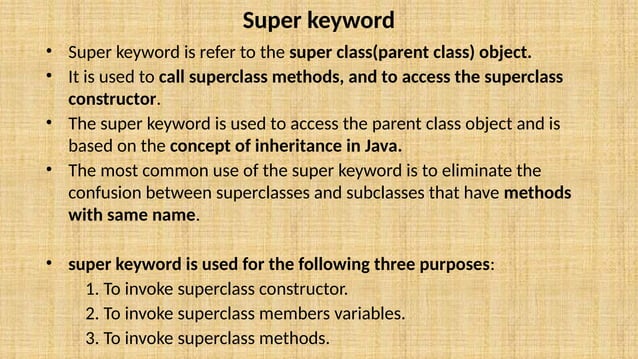 object oriented programming unit two ppt | PPT