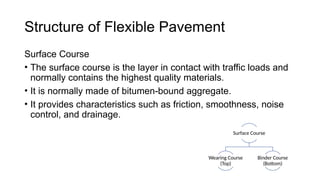 Unit II civil engineering flexible and rigid pavement | PPTX