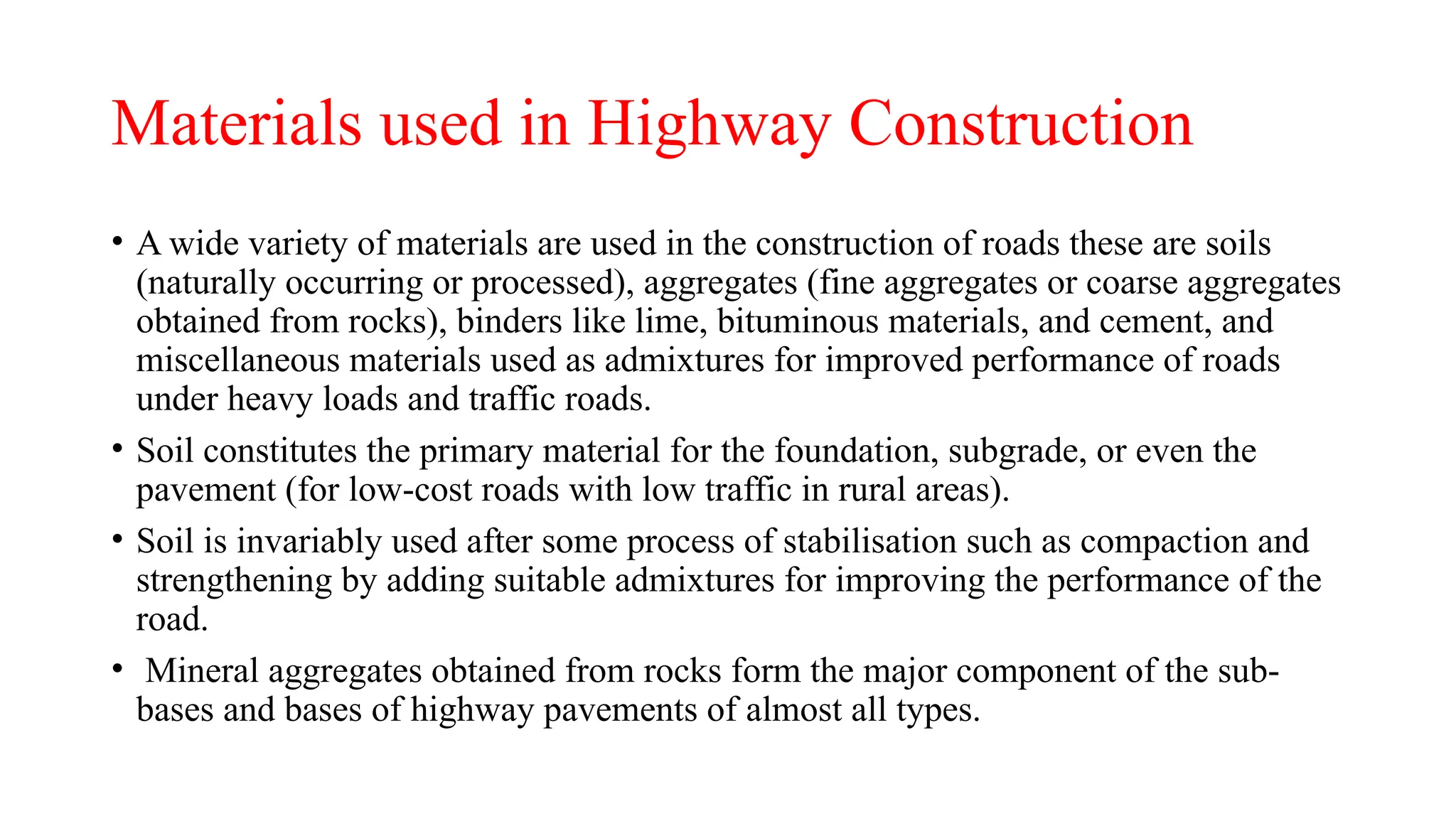 Pavement Material material and MORTH Standards | PPTX