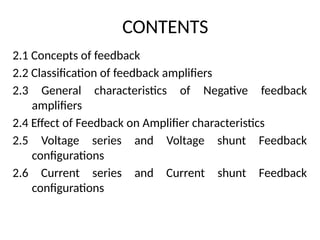 Electronic Circuit Analysis Unit Ii Pptx