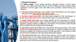 Unit II: Design of Static Equipment Foundations | PPTX