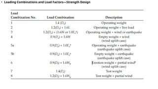 Unit II: Design of Static Equipment Foundations | PPTX