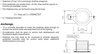 Unit II: Design of Static Equipment Foundations | PPTX
