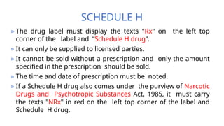 Detailed Study of the Drugs and Cosmetics Act, 1940 & Rules, 1945 – Key ...
