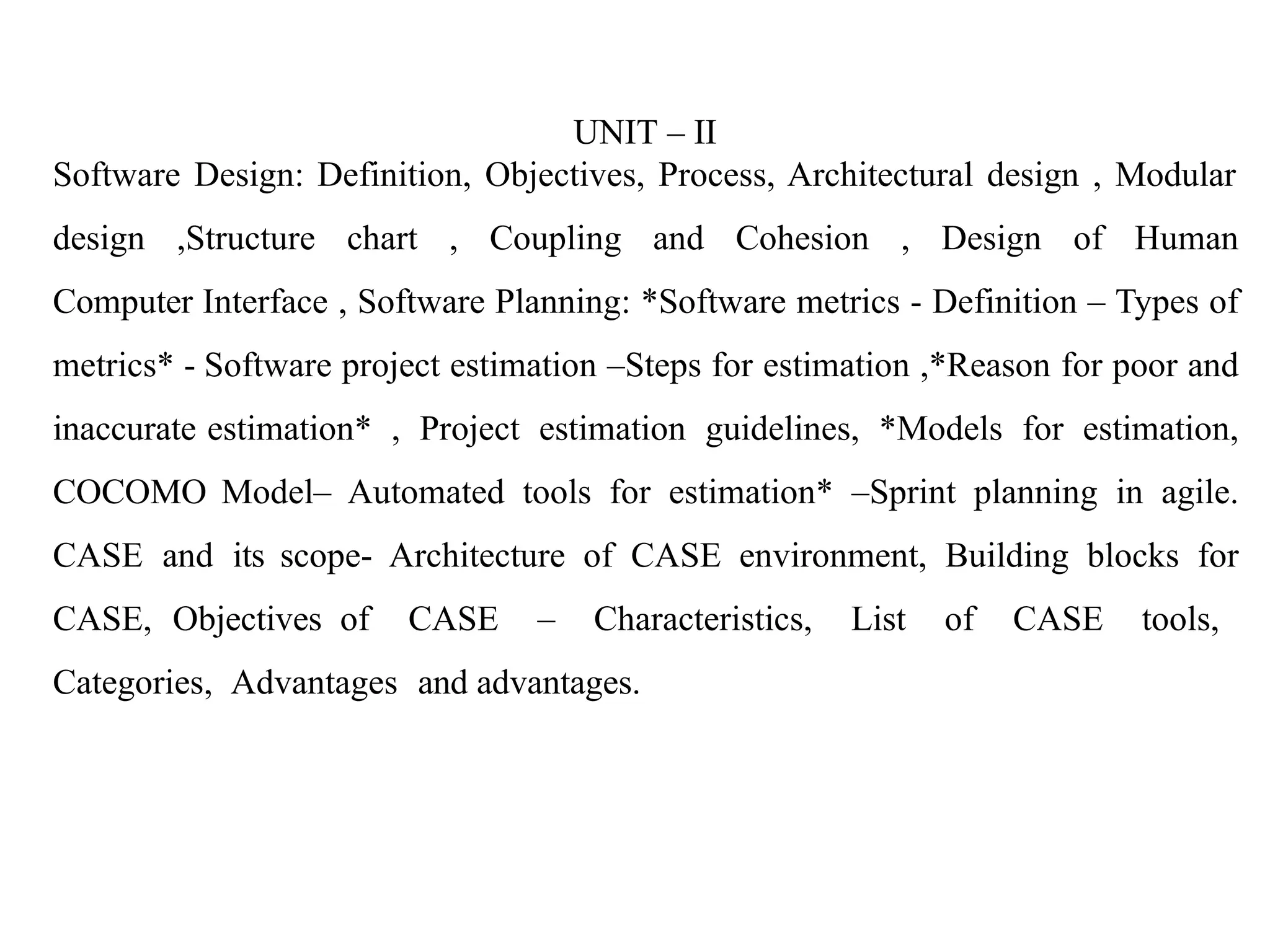 UNIT II: Software design, software .pptx