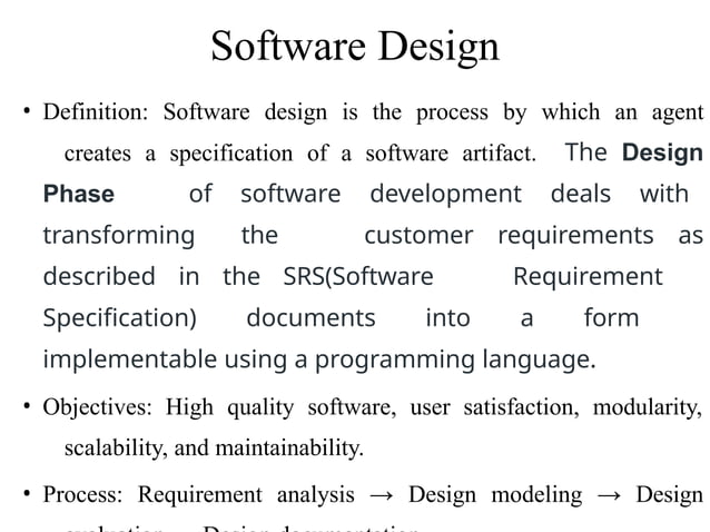 UNIT II: Software design, software .pptx