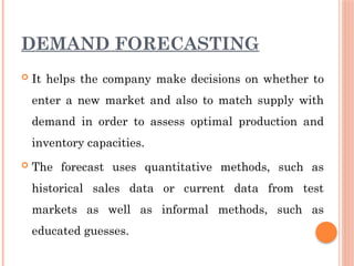 OPERATIONS MANAGEMENT - DEMAND FORCASTING.pptx