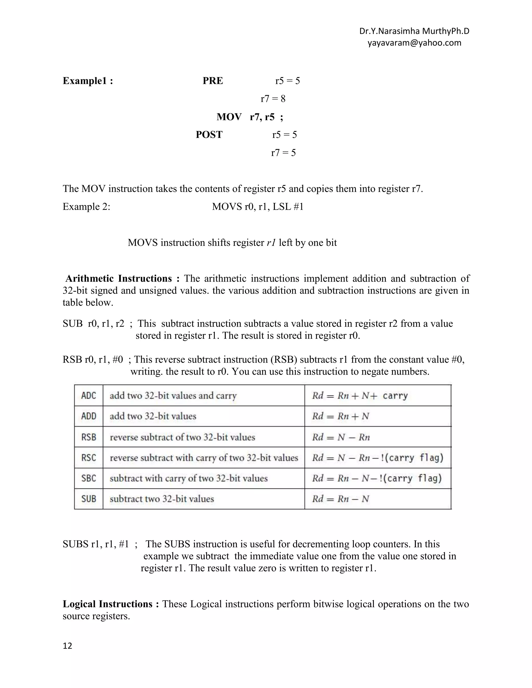 ARM7-ARCHITECTURE | DOCX