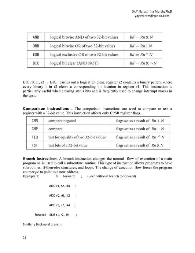 ARM7-ARCHITECTURE | DOCX | Programming Languages | Computing