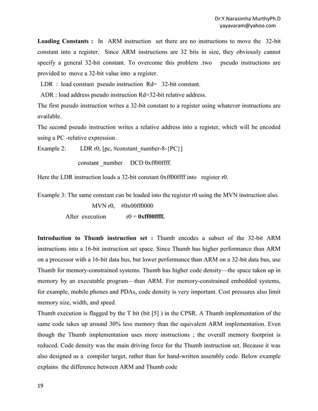 ARM7-ARCHITECTURE | DOCX | Programming Languages | Computing