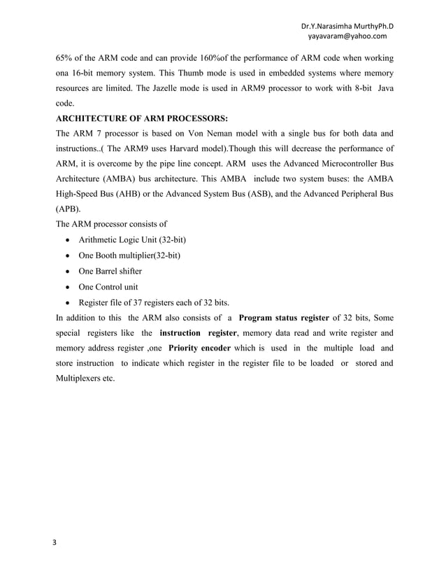 ARM7-ARCHITECTURE | DOCX | Programming Languages | Computing