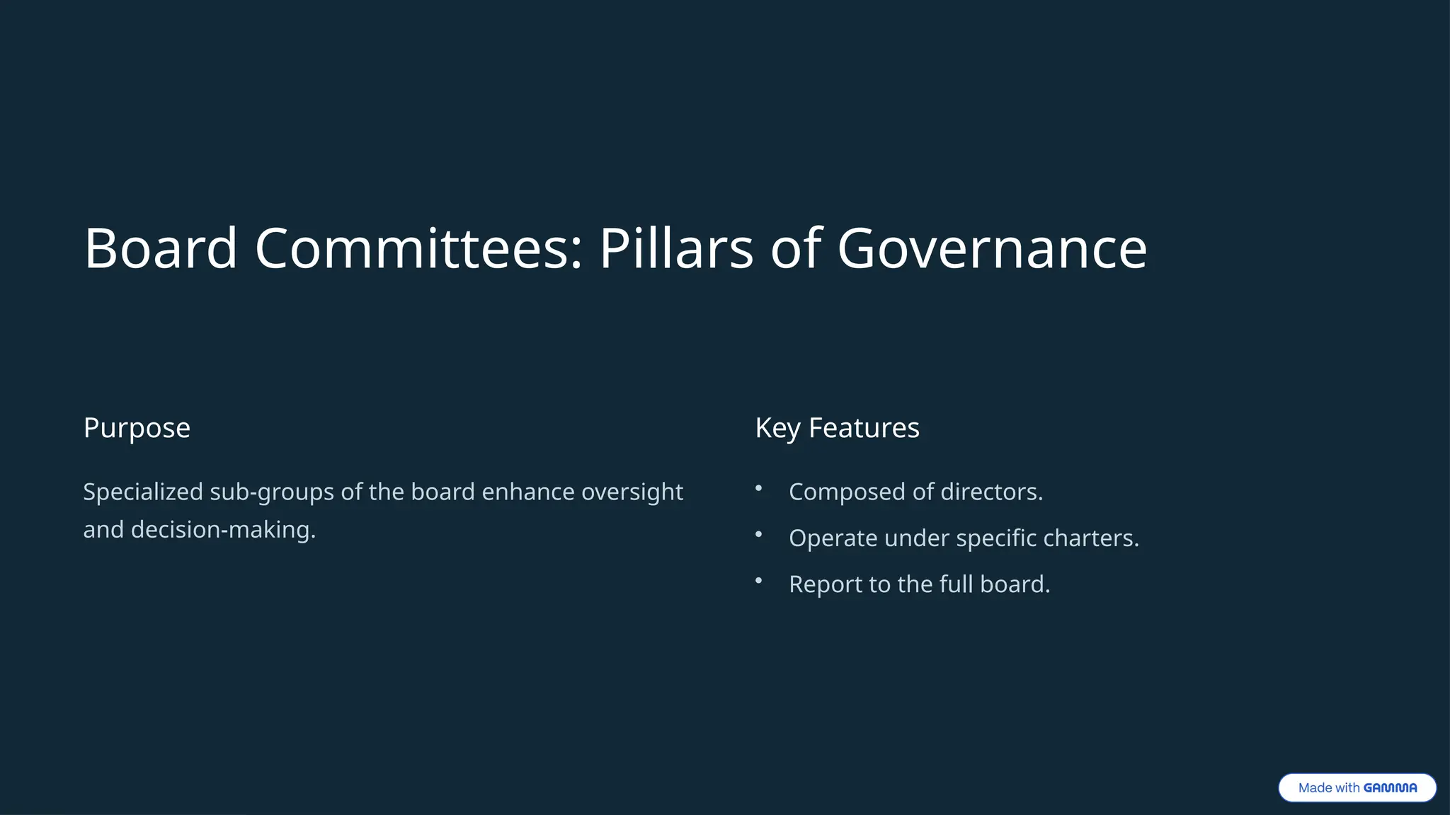 Unit II - Board Committees And their Functions.pptx