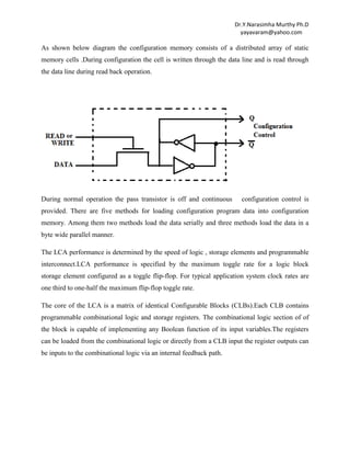 UNIT-II CPLD & FPGA Architectures and Applications | DOCX | Programming Languages | Computing