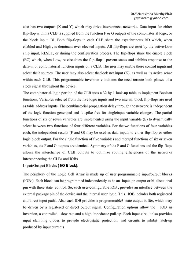 Unit Ii Cpld And Fpga Architectures And Applications Docx Programming