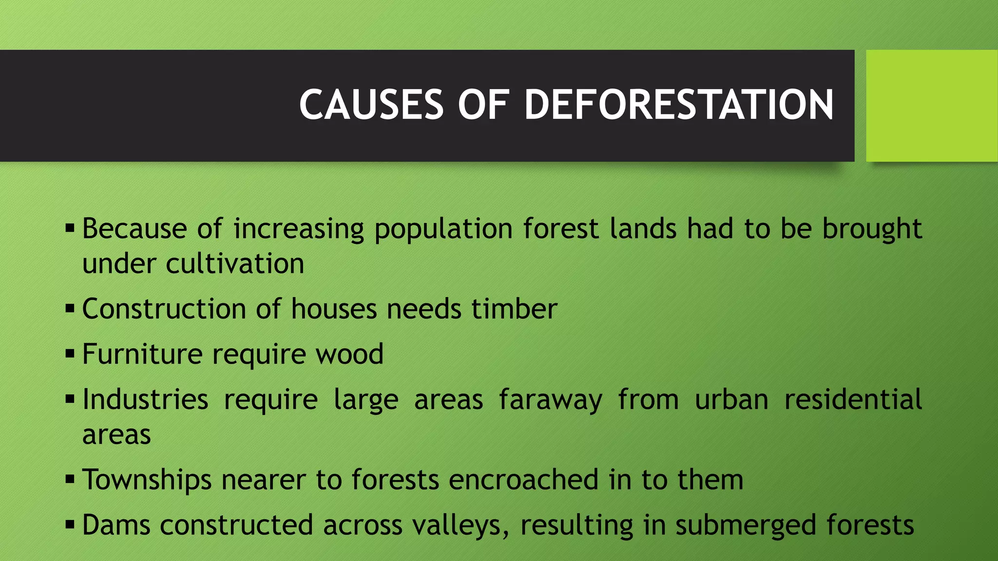 UNIT II - DEFORESTATION.pptx